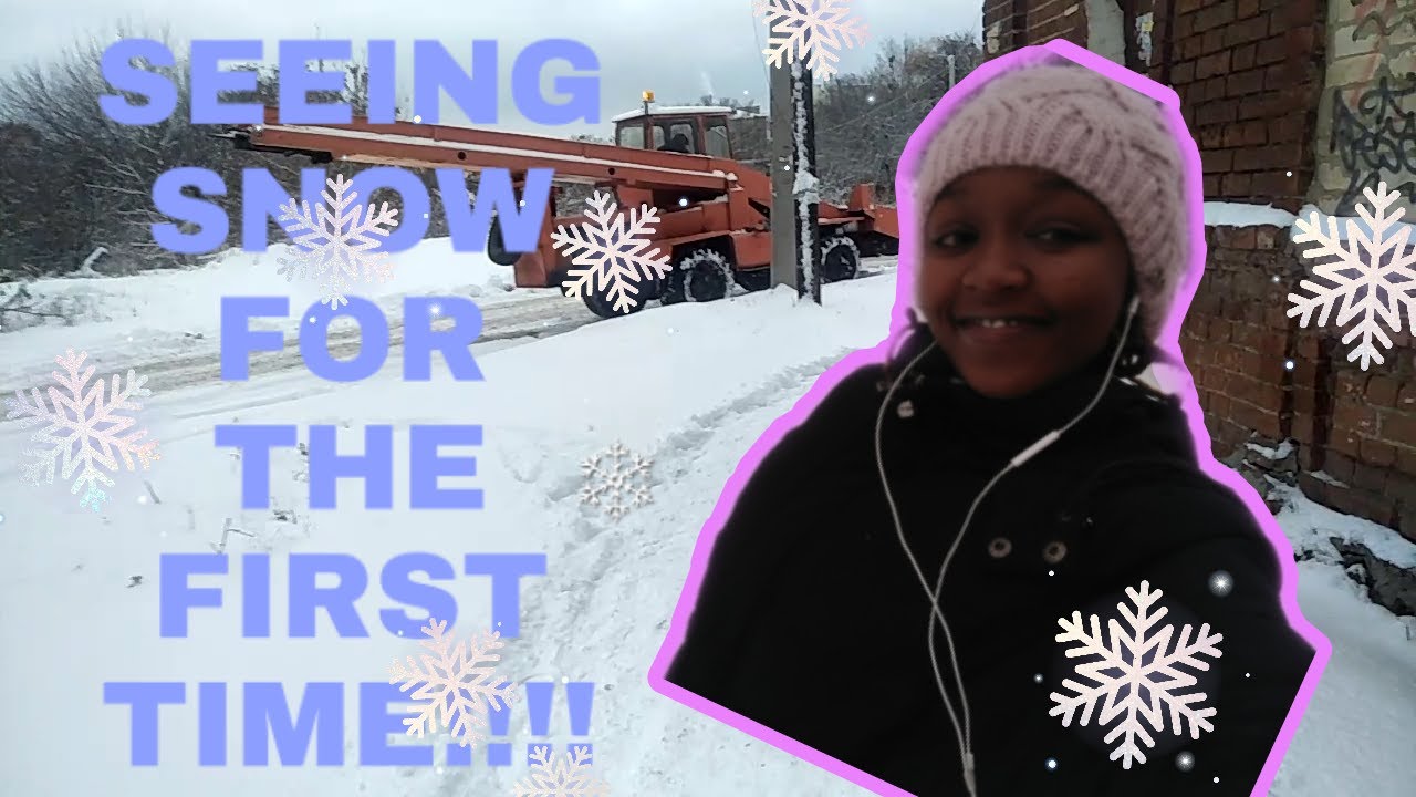 THERE IS SNOW FINALLY///FIRST TIME SEEING SNOW!!///KENYAN VLOGGER ...