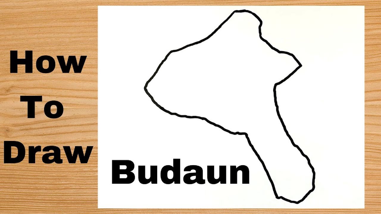 Drawing Budaun City Map - India - YouTube
