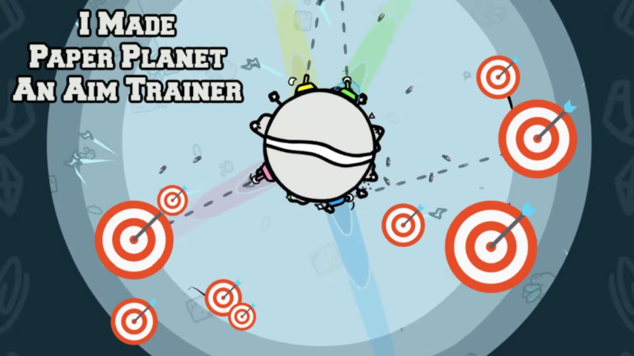 I Turned Paper Planet into an Aim Trainer ~ Roguelike Decathlon - YouTube