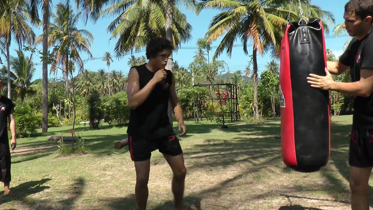 Front thrust kick with the heel.MTS - YouTube
