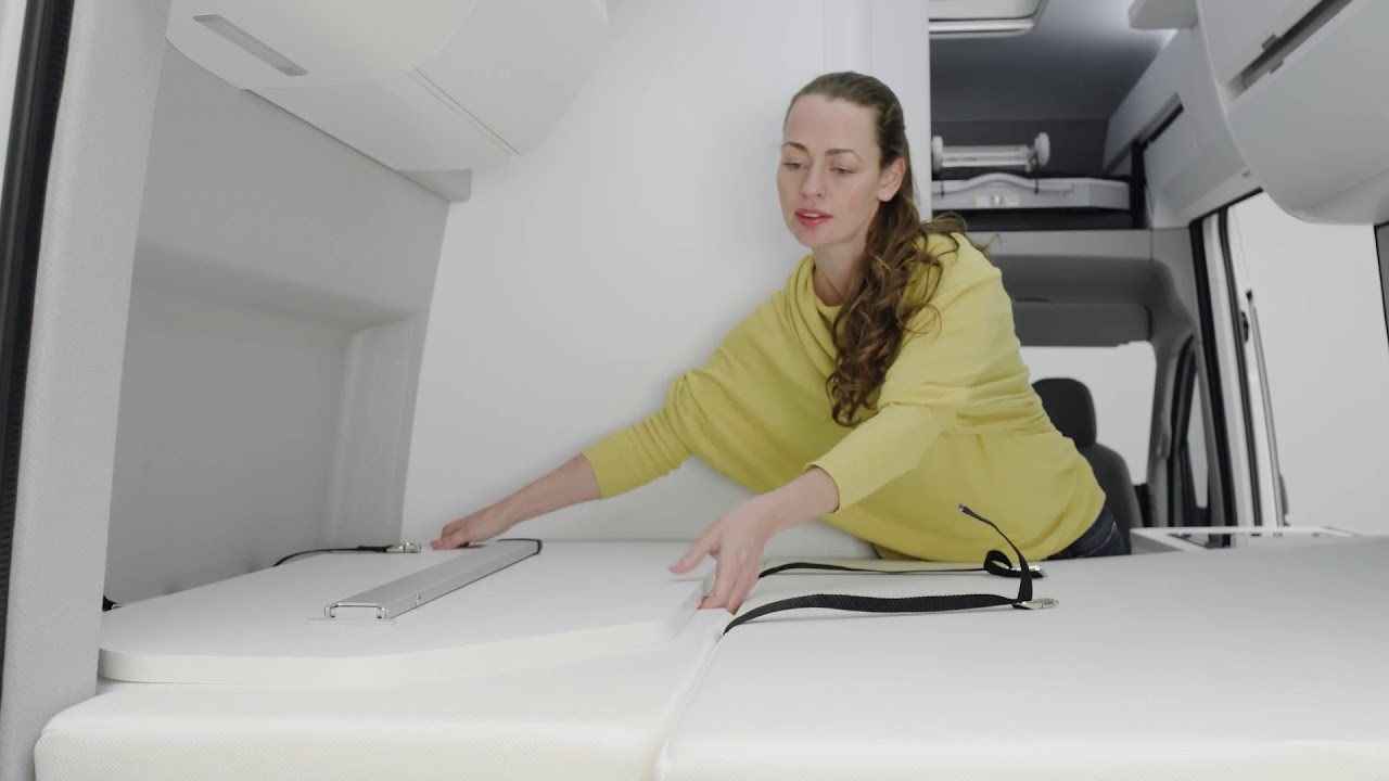 Volkswagen Grand California | How to set up the Multipurpose Table ...