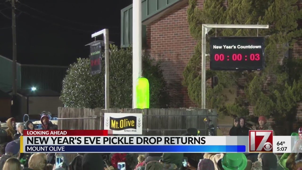 Pickle Drop returning for New Years in Mt. Olive - YouTube
