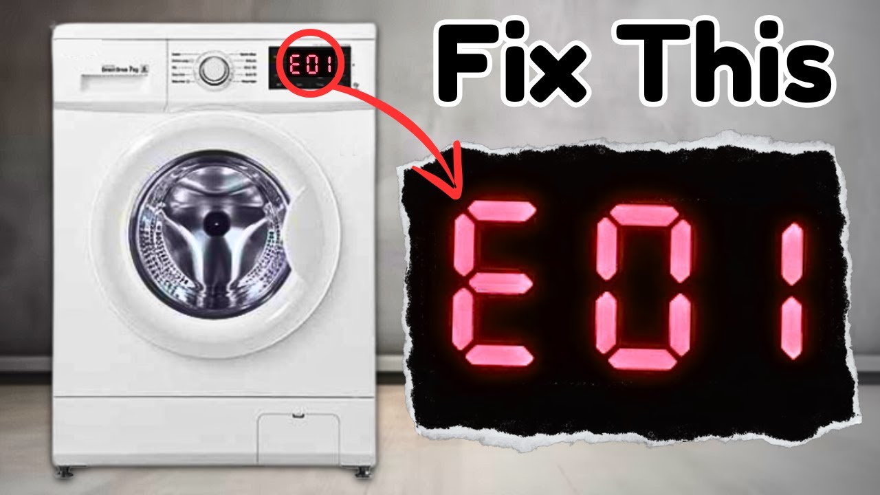 E01 Error on Your Washing Machine? Discover the Fast Fix Experts Use ...