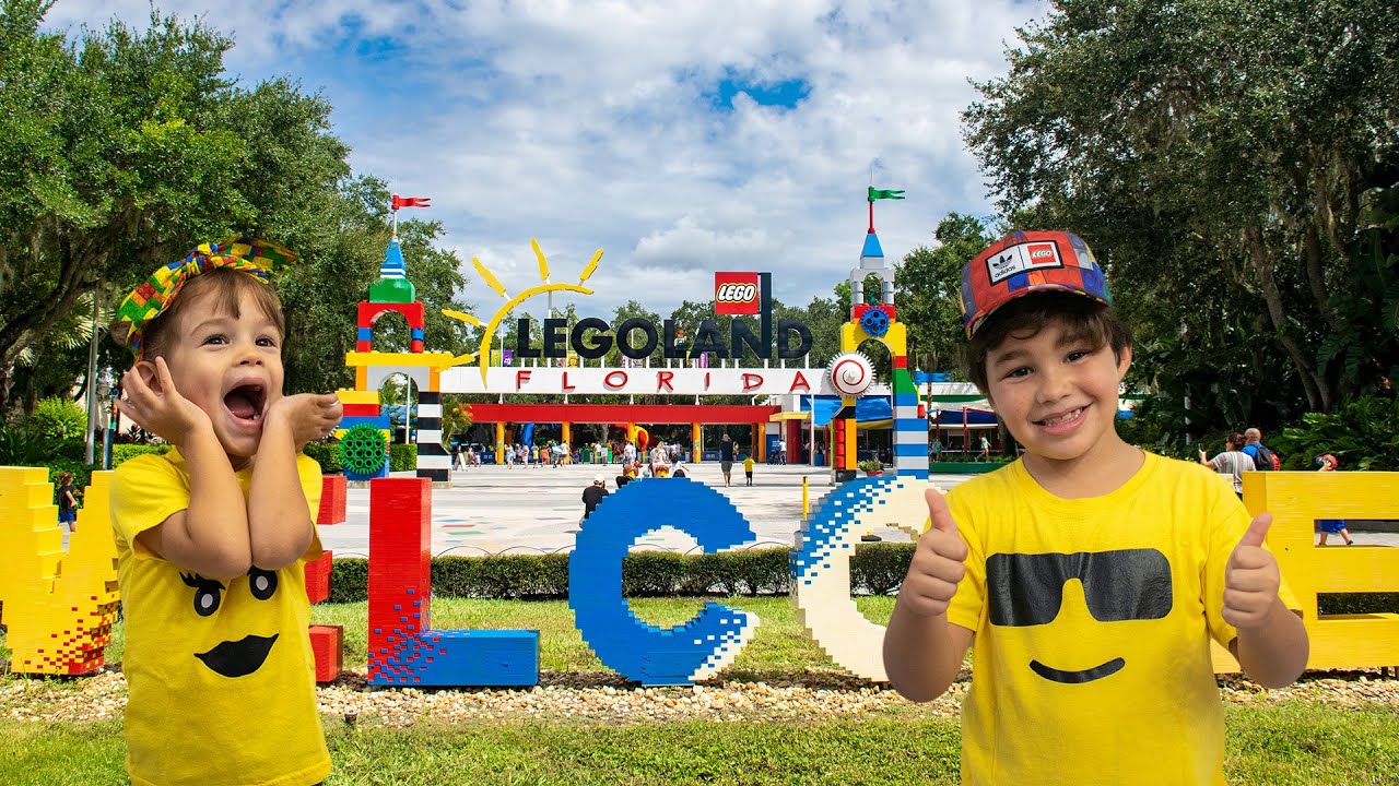 Emma and Erik visit Legoland in Florida (Part 1) - YouTube