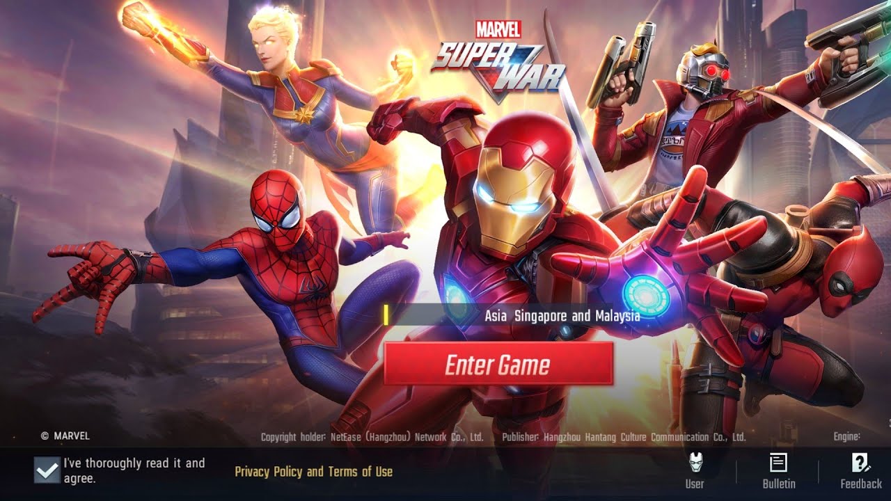 Marvel Super War English !!! First Gameplay !!! Best Moba Game for ...