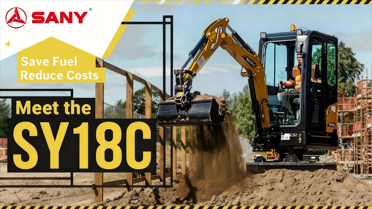 How the SANY SY18C Saves You Fuel and Money？ - YouTube