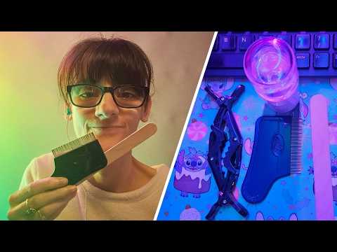 lice and scalp check ASMR