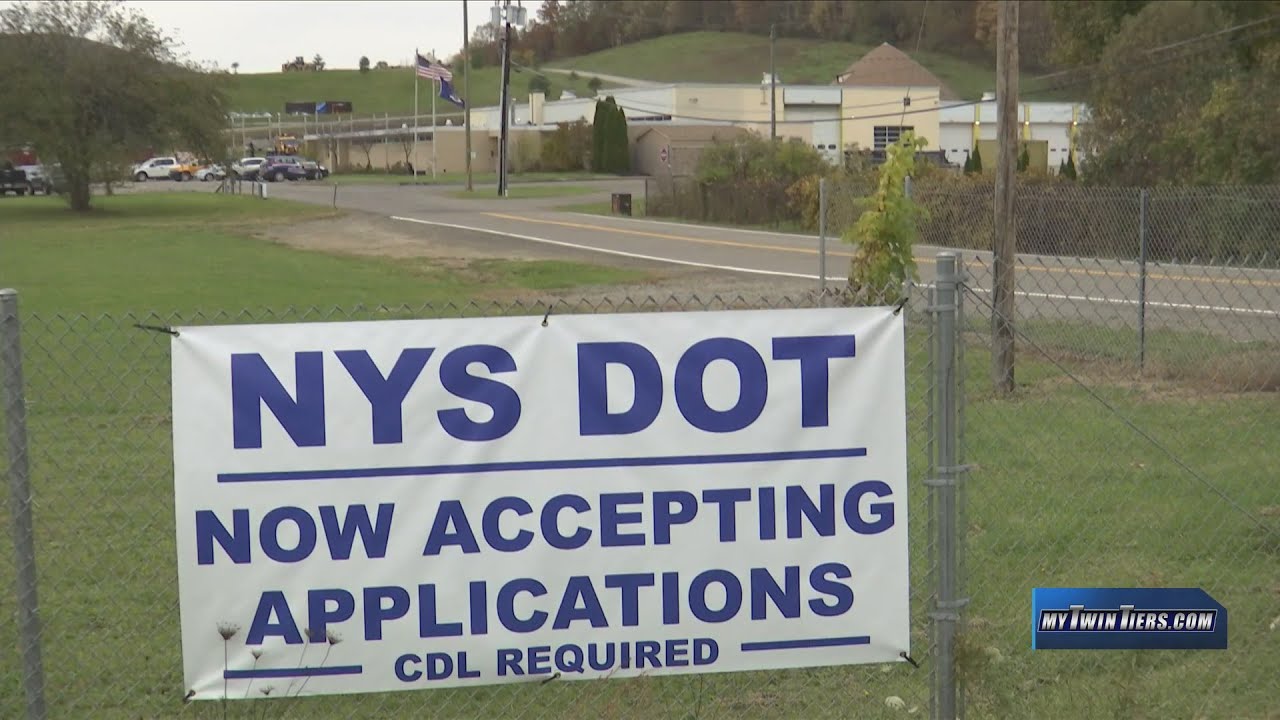 NYSDOT hiring for plow truck drivers - YouTube