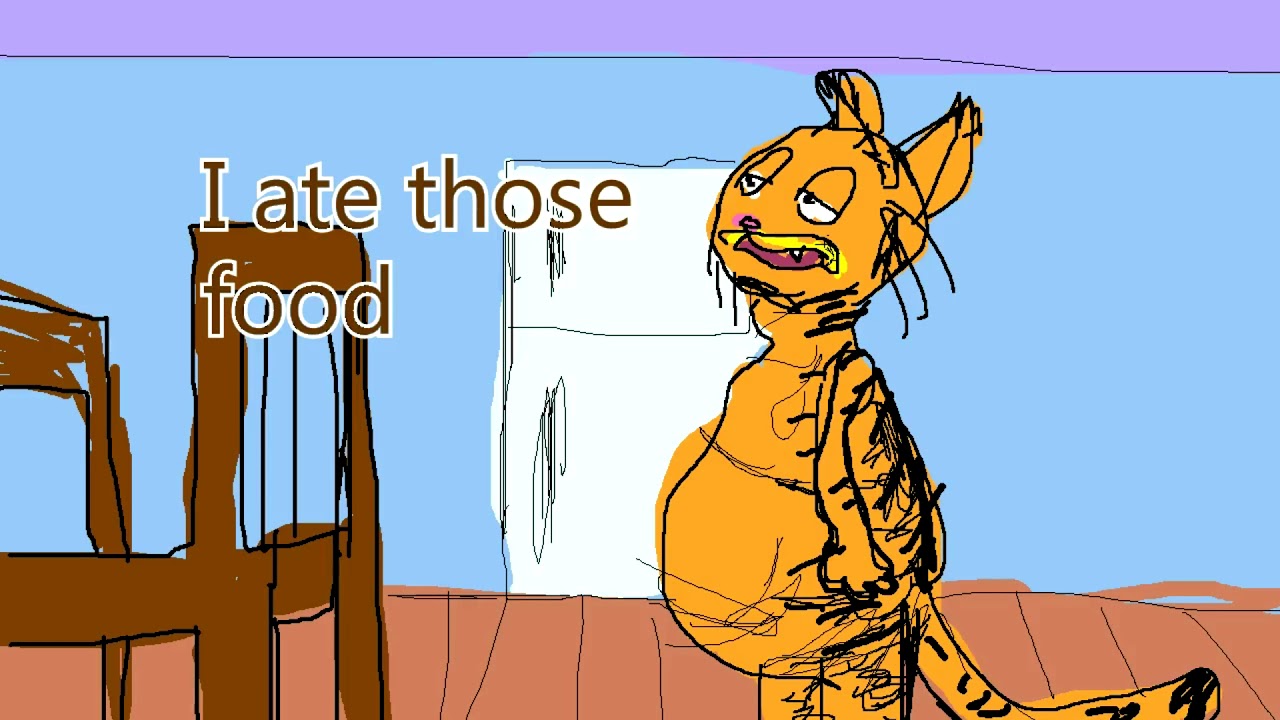 garfielf but its i ate those food - YouTube