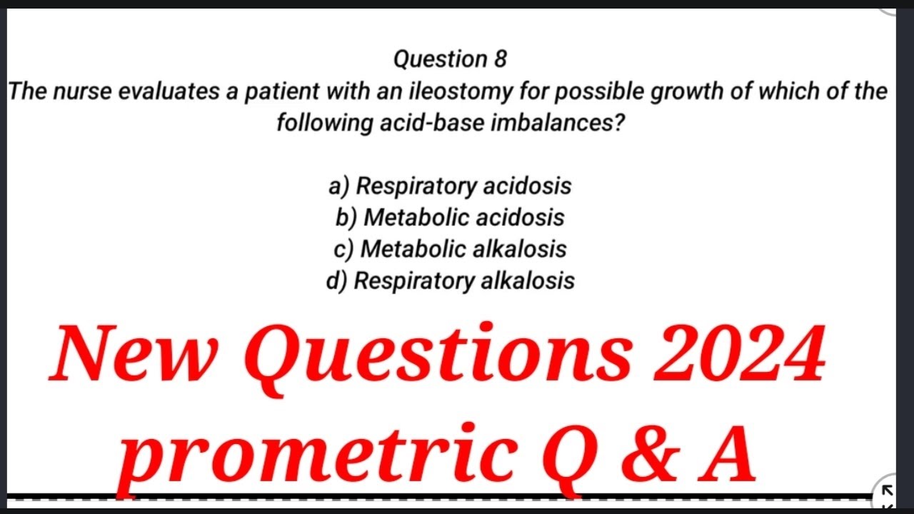 13th January 2024 Nursing prometric questions with Answer / latest ...