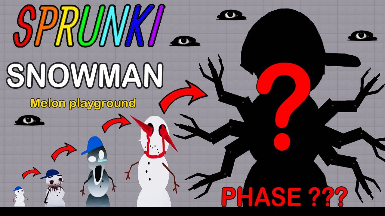 NEW EVOLUTION OF SNOWMAN SPRUNKI In People Playground - YouTube