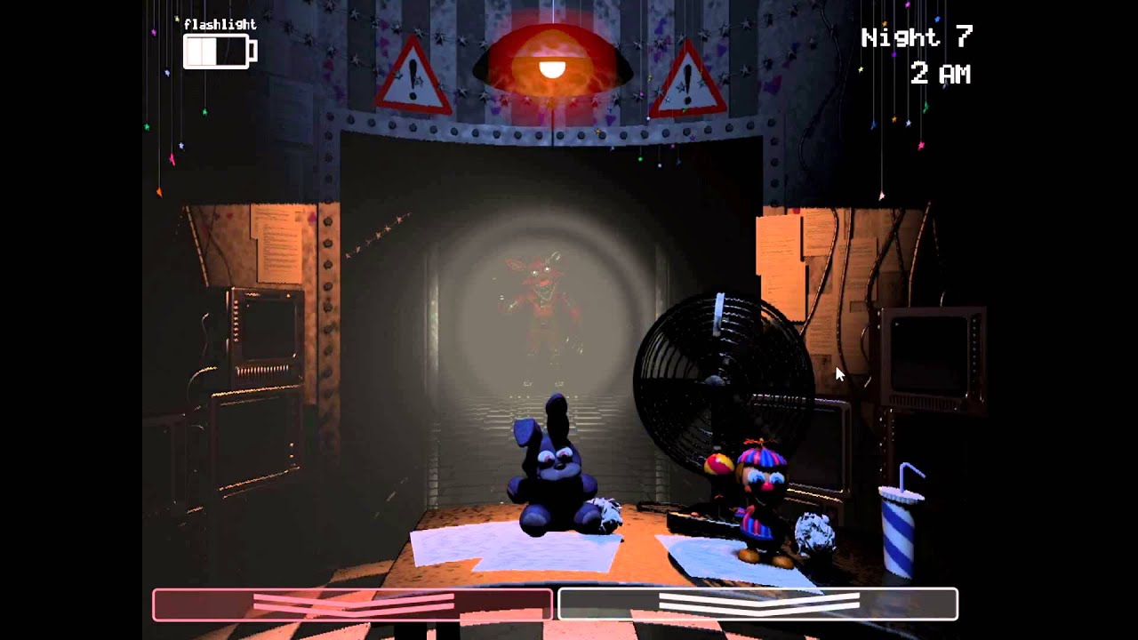 FNAF 2: Custom Night (7th Night) - Foxy Foxy (Gameplay) - YouTube