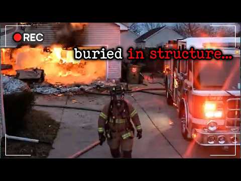 Firefighters Extinguish a Garage Fire — Then Notice the Walls Are Much Thicker Than Expected