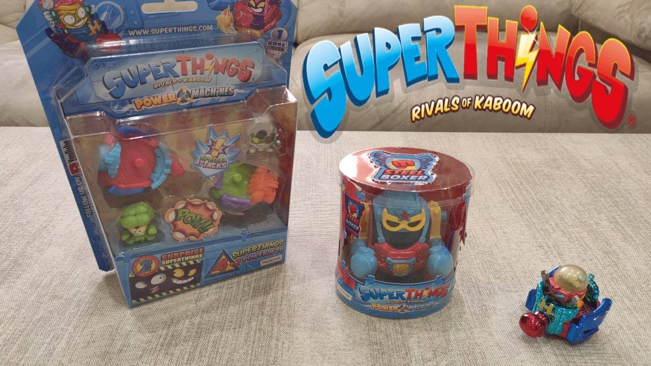 SuperThings Power Machines UNBOXING POWERBOTS + POWERJET - YouTube