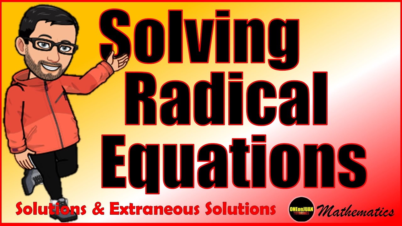 [TAGALOG] Grade 9 Math Lesson: Solving Radical Equations - YouTube