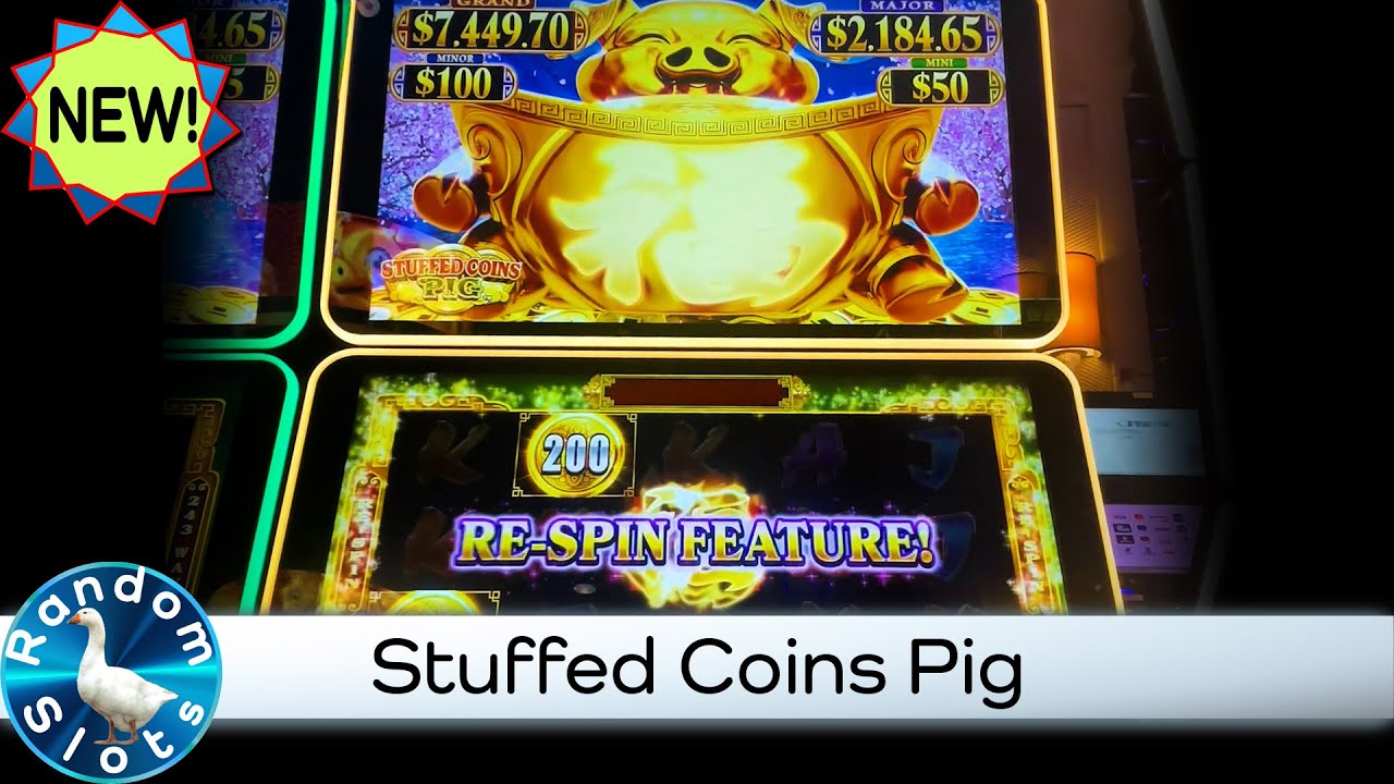 New⭐️Stuffed Coins Pig Slot Machine Bonus - YouTube