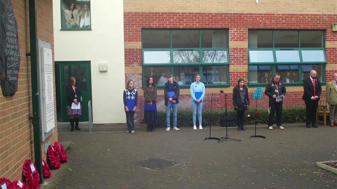 Remembrance Live - Malmesbury School - YouTube