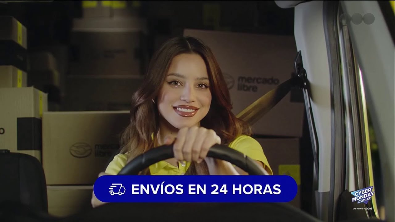 Emilia Mernes en la publicidad de Mercado Libre Cyber Monday (2 ...