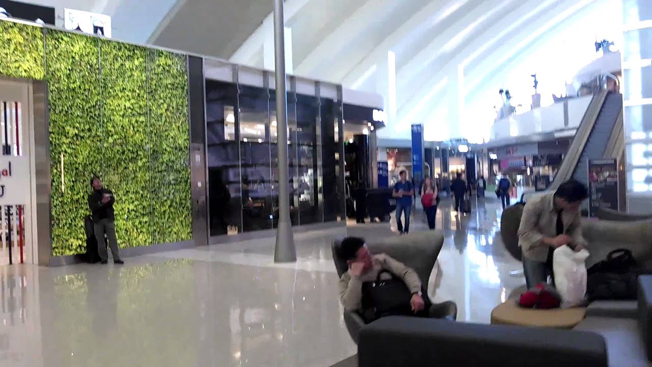 Preview of new LAX shopping area - YouTube