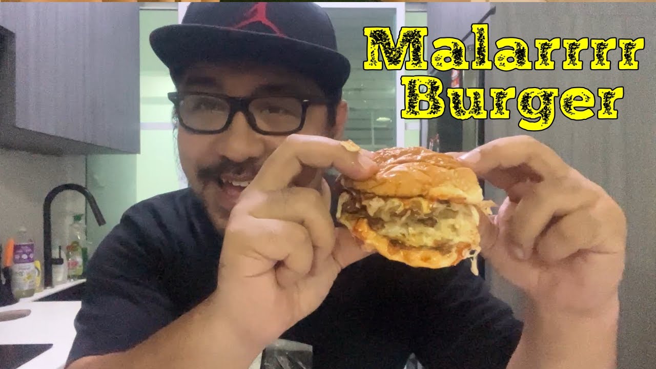 Burger Review di Malarrrr Burger KingFisher Kota Kinabalu Street burger ...