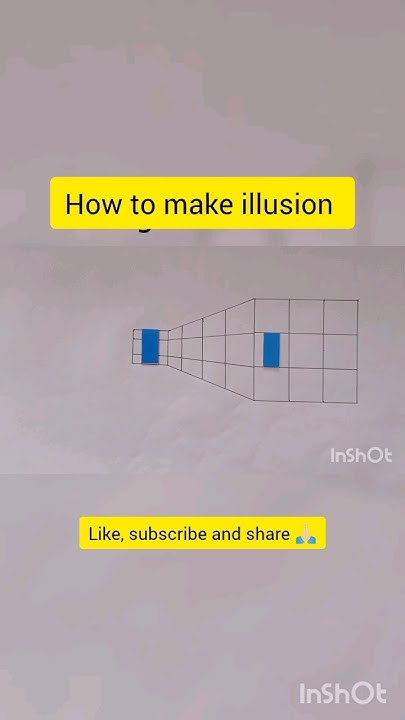 how to make illusion | how to draw illusion | short video - YouTube