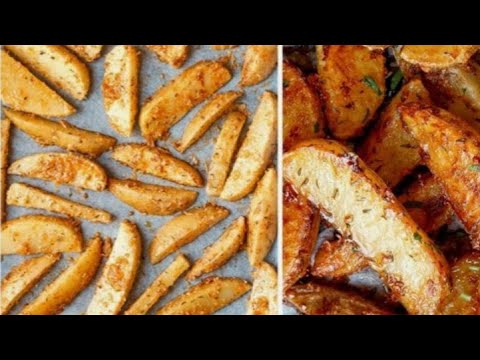 Chatpatay Crispy Potato Wedges ya Jumbo Jet French Fries Recipe by Life ...