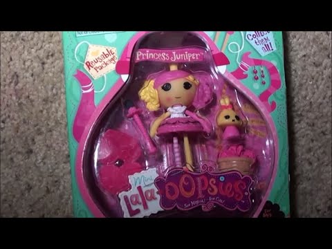 PRINCESS JUNIPER lalaLoopsy TOY REVIEW by 3 YEAR OLD GIRL - so cute ...