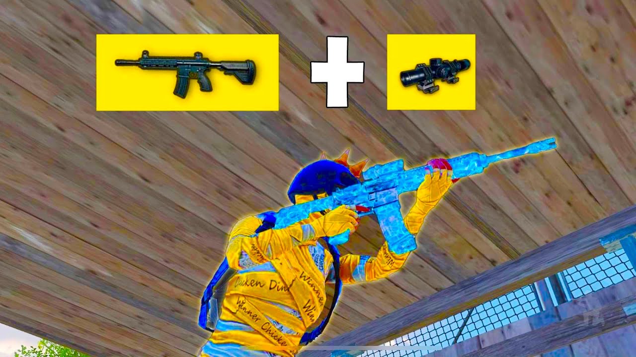 M4 + 8x Scope in PUBG MOBILE 😱 - YouTube