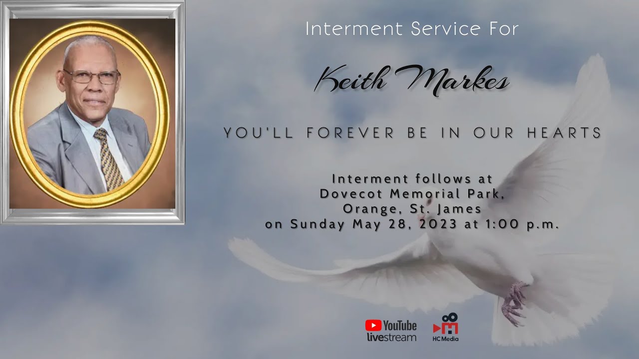 Interment Service For Keith Markes. - YouTube