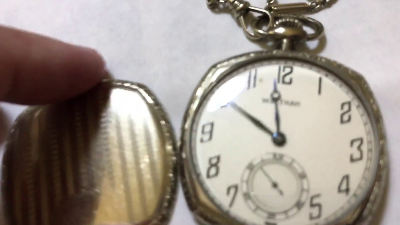 Waltham pocket watch Scepter - YouTube
