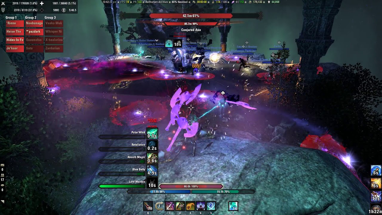 ESO - Tanking vAA Axes - Warden Tank - YouTube