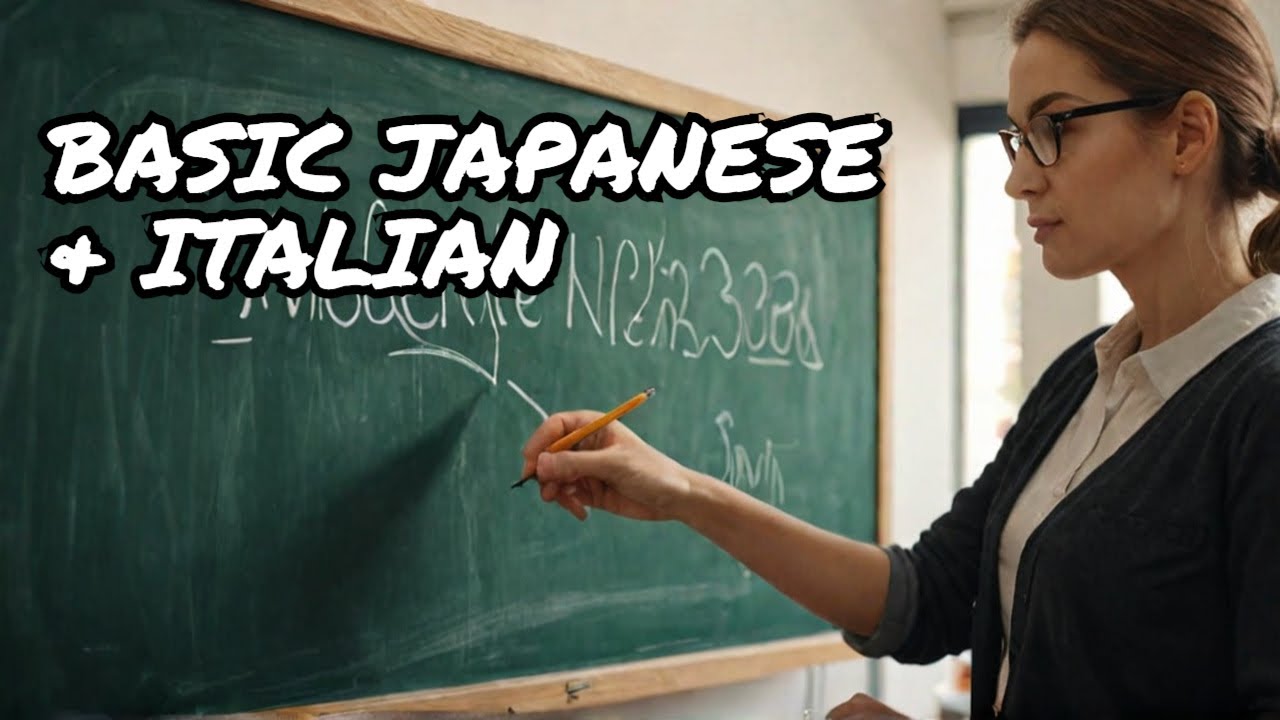 Learn Basic Japanese and Italian Words! 📝🔤🌟👩‍🏫🌍 - YouTube