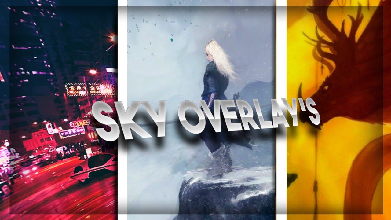 BEST CUSTOM Sky Overlays (10+ skies) [MCPE] - YouTube