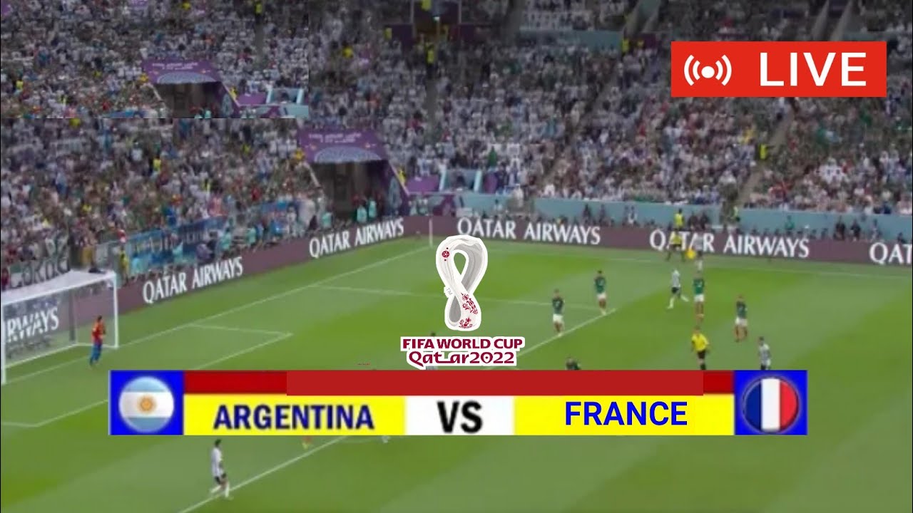🔴ARGENTINA VS FRANCE | FINAL FIFA WORLD CUP QATAR 2022 - YouTube