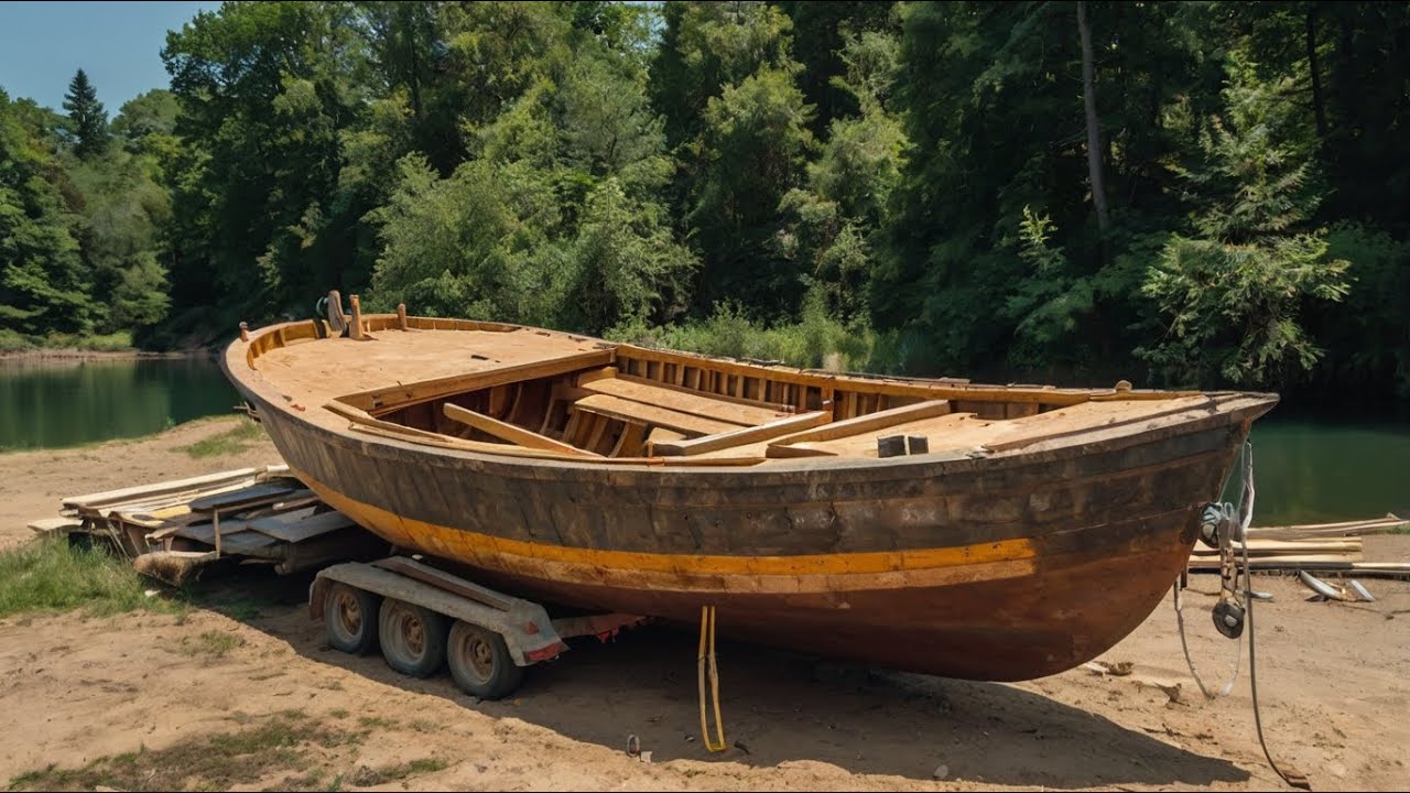 Man Is Building His Own Boat – DIY Hack @JJfishing19marine - YouTube