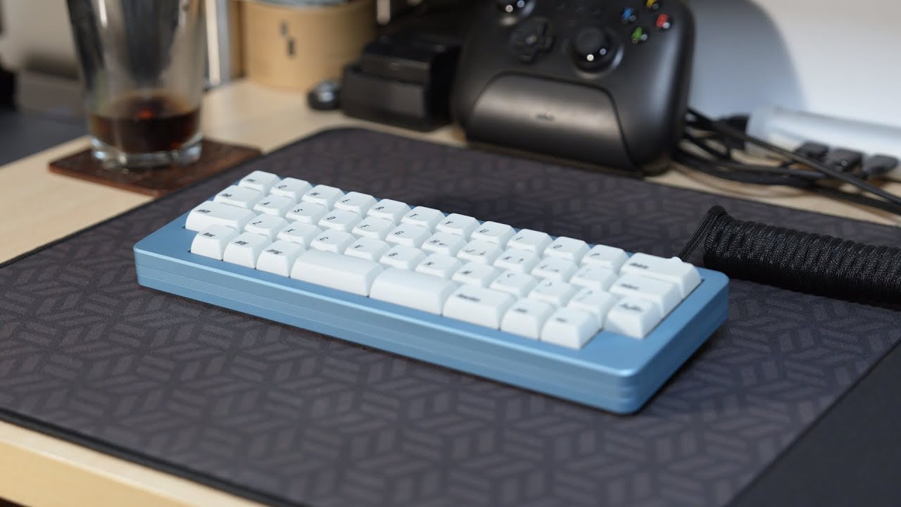 TheVan MHKB; Candy Vanilla switches - YouTube