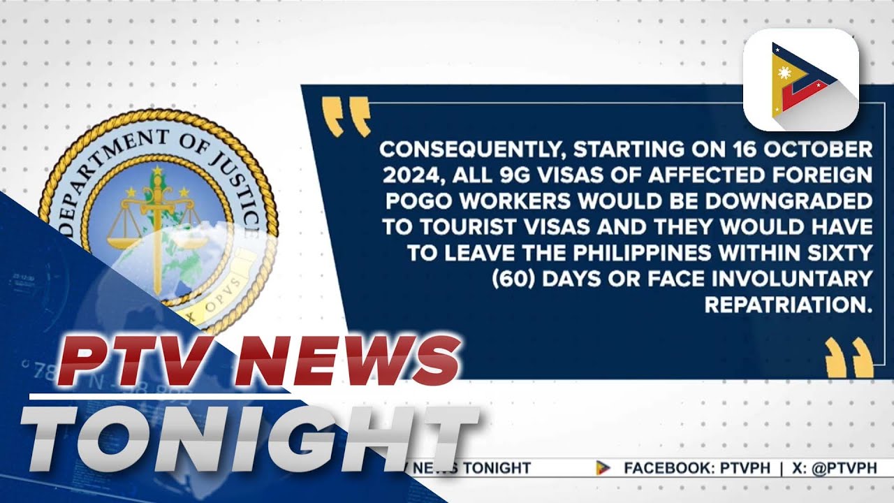DOJ says foreign POGO workers given until Oct. 15 to voluntarily ...
