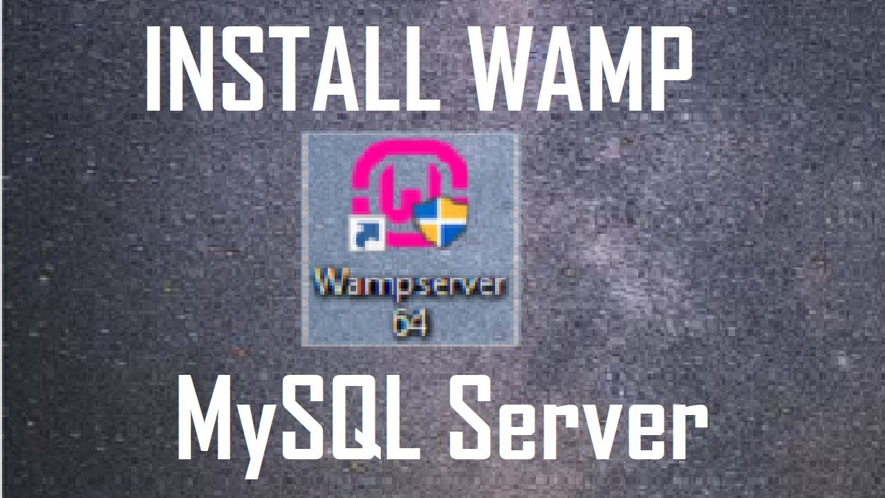 Install WAMP server for MySQLdb - YouTube