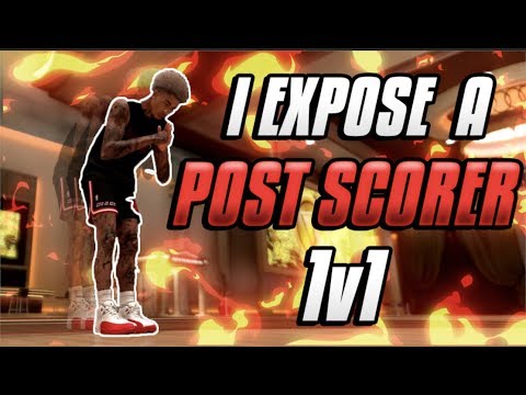 I 1v1 TRASHTALKING PURE POST SCORER 😱 THE BEST POST SCORER BUILD IN ...
