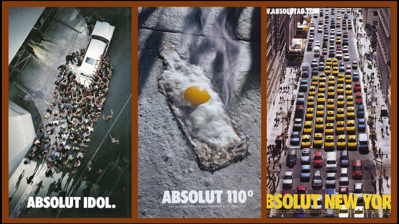 Best Ads....Ever || 100 of the best Absolut Ads - YouTube