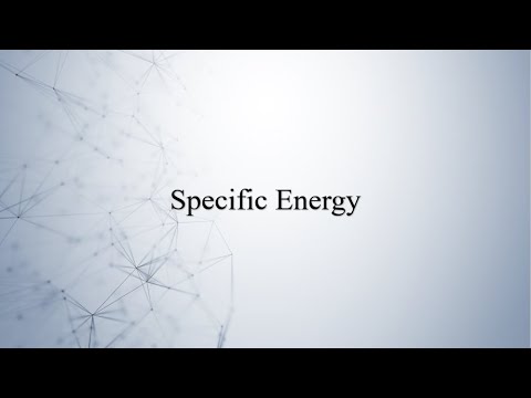 Specific Energy - YouTube