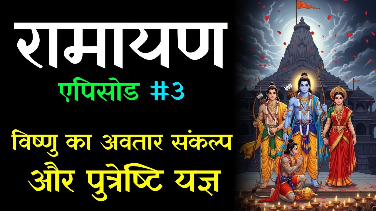 रामायण एपिसोड - 3 || देवताओं का श्री हरी विष्णु से आह्वान || Full ...