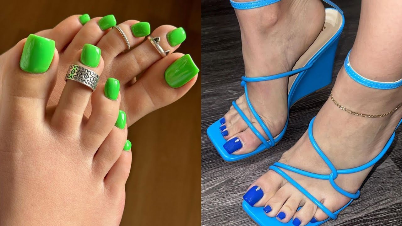 Enchanting fresh toesnail design/fresh cool decent pedicure ideas ...