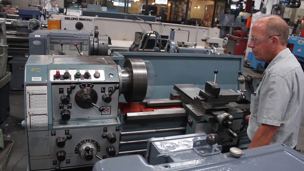 Acra Turn - Engine Lathe | 16"/24" x 40" Stock #6866 - YouTube