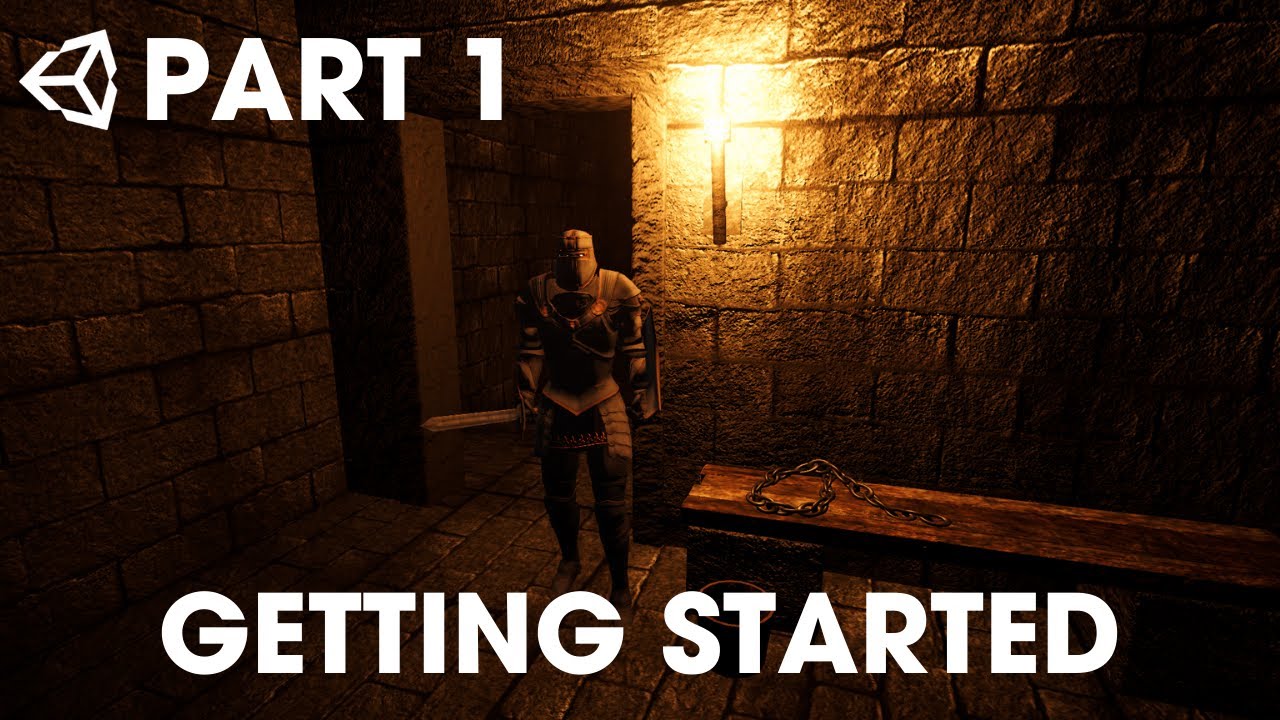 Create a Dark Souls inspired DUNGEON in UNITY - For Beginners - Part 1 ...