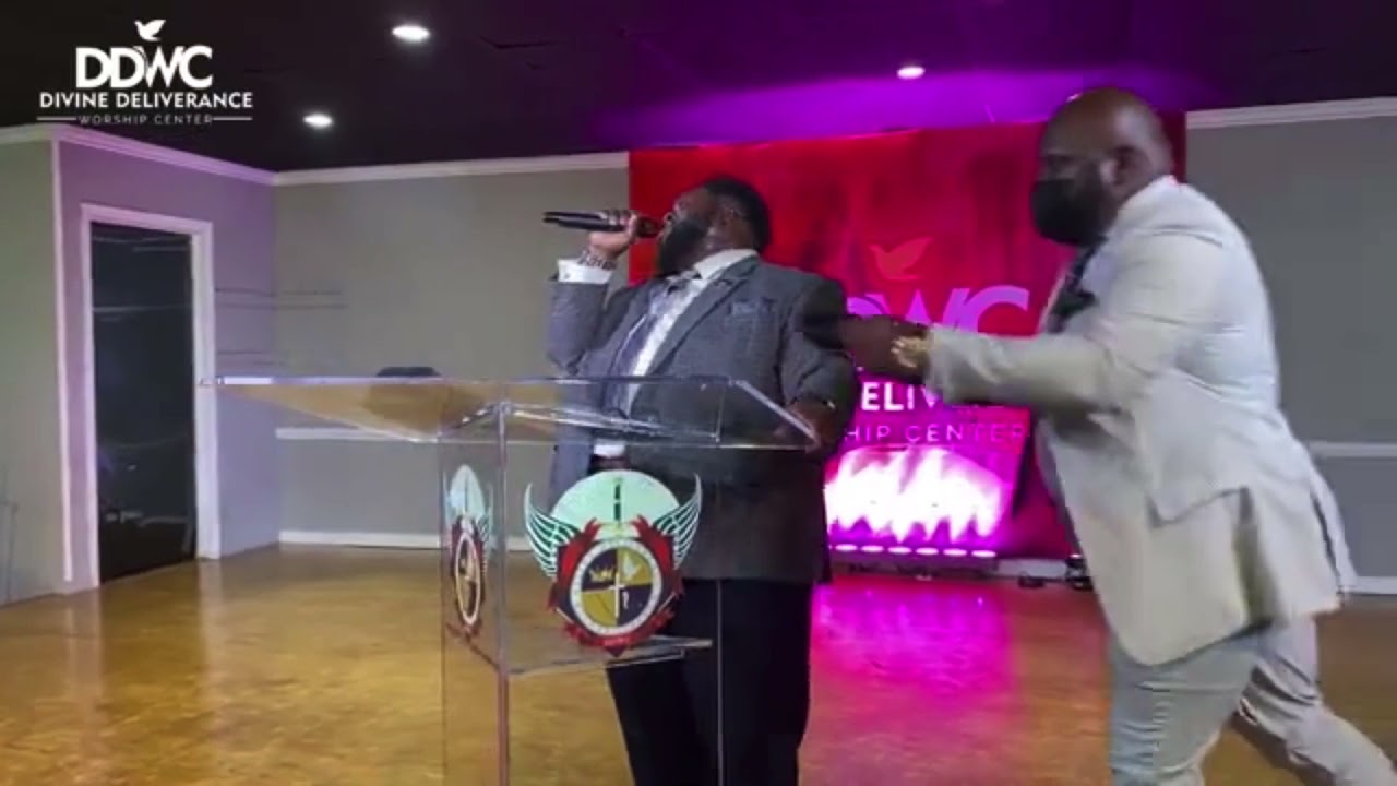 Jarell Smalls at Devine Deliverance worship center with Bishop Michael ...