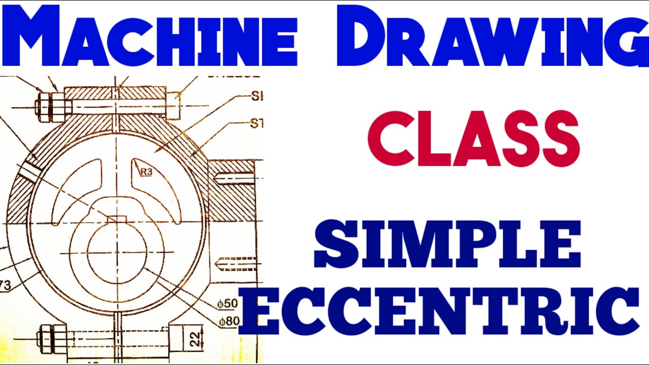 Simple Eccentric | Machine Drawing Class for DME Students in Tamil ...