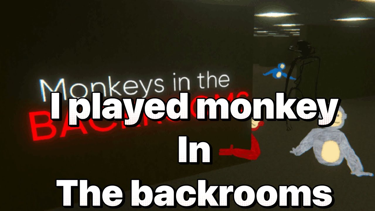 I played monkey in the backrooms #vr #trending #game #horror #backrooms ...