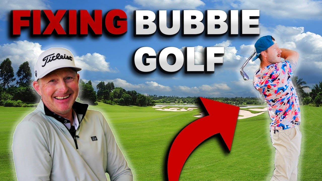 Bubbie Gets A Lesson From Jordan Spieth's Coach - YouTube
