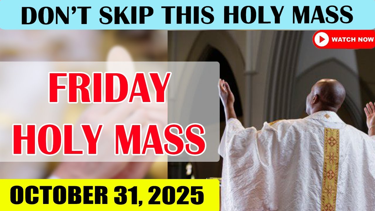 Catholic Mass Today | Daily TV Mass, Friday October 31, 2025 - YouTube